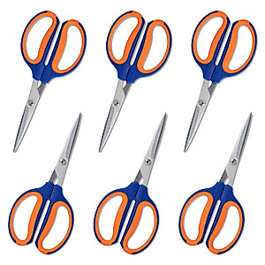 WISEPRO Bonsai Scissors, Gardening Cutters, Sharp Plant Trimming Shears, Flower Pruning Snips, Rose Cutting Tools with Stainless Steel Blade(6PACK)