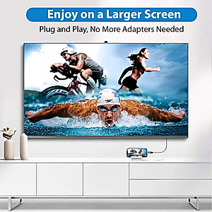 Tek Styz DisplayPort Kit Compatible with Microsoft Lumia 950 Dual SIM to USB-C/PD to Full 4k/60Hz with Slim 6 Foot Cable! (DP)