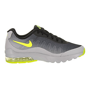 Nike Kids Boy's Air Max Invigor (Big Kid) Wolf Grey/Black/Volt 5.5 Big Kid M