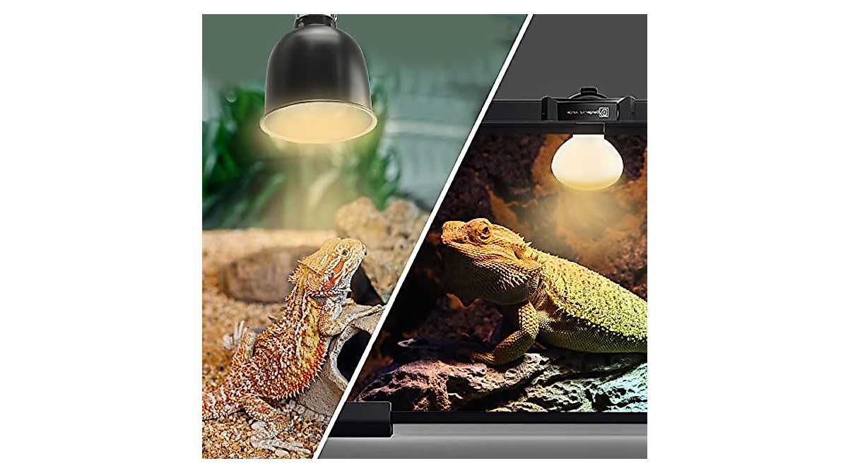 LUCKY HERP 100W Reptile Heat Lamp - Safe & Effective