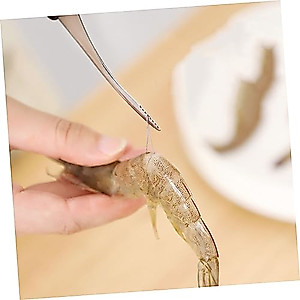 Seafood Tools 4pcs Shrimp Thread Cutter Crab Scissors Debarking Tool Oyster Opener Household Tools Shrimp Peeler Tool Shrimp Line Peeler Shrimp Remover Cutter Shrimp Line Cutter