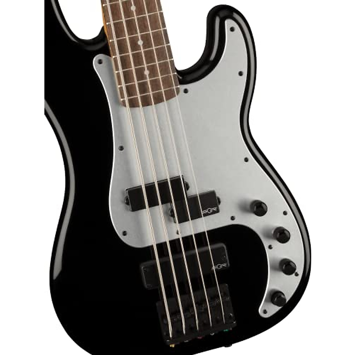 Squier Contemporary 5-String Precision Bass, Black, Laurel Fingerboard
