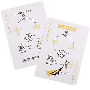 Ellusionist Super Bees Playing Cards Deck - Supports The Honey Bee Population