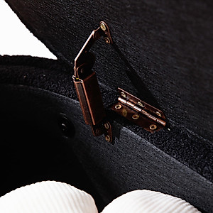 DM Furniture Black Storage Bench for Bedroom 47.25 in Modern Boucle Upholstered Ottoman with Storage Space for End of Bed/Living Room/Closet/Lounge/Window Corner, Black