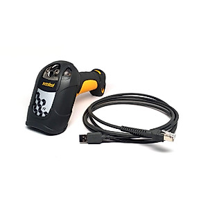 Zebra/Motorola Symbol LS3408-FZ Rugged Handheld Barcode Scanner with USB Cable (Renewed)