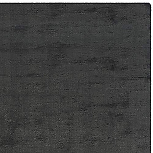 SAFAVIEH Mirage Collection Area Rug - 8' x 10', Black, Handmade Modern Viscose, Ideal for High Traffic Areas in Living Room, Bedroom (MIR331A)