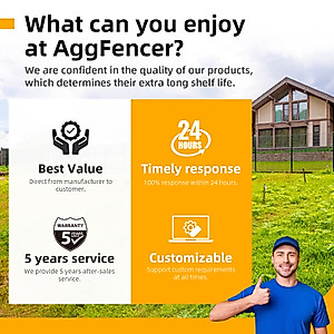 AggFencer 48in x 50ft Hardware Cloth 1/2 inch 19Ga Hot Dipped Galvanized After Welding, Chicken Coop Wire Fence, Garden Plant Welded Metal Wire Fencing Roll Mesh, Poultry Animal Netting Cage Screen