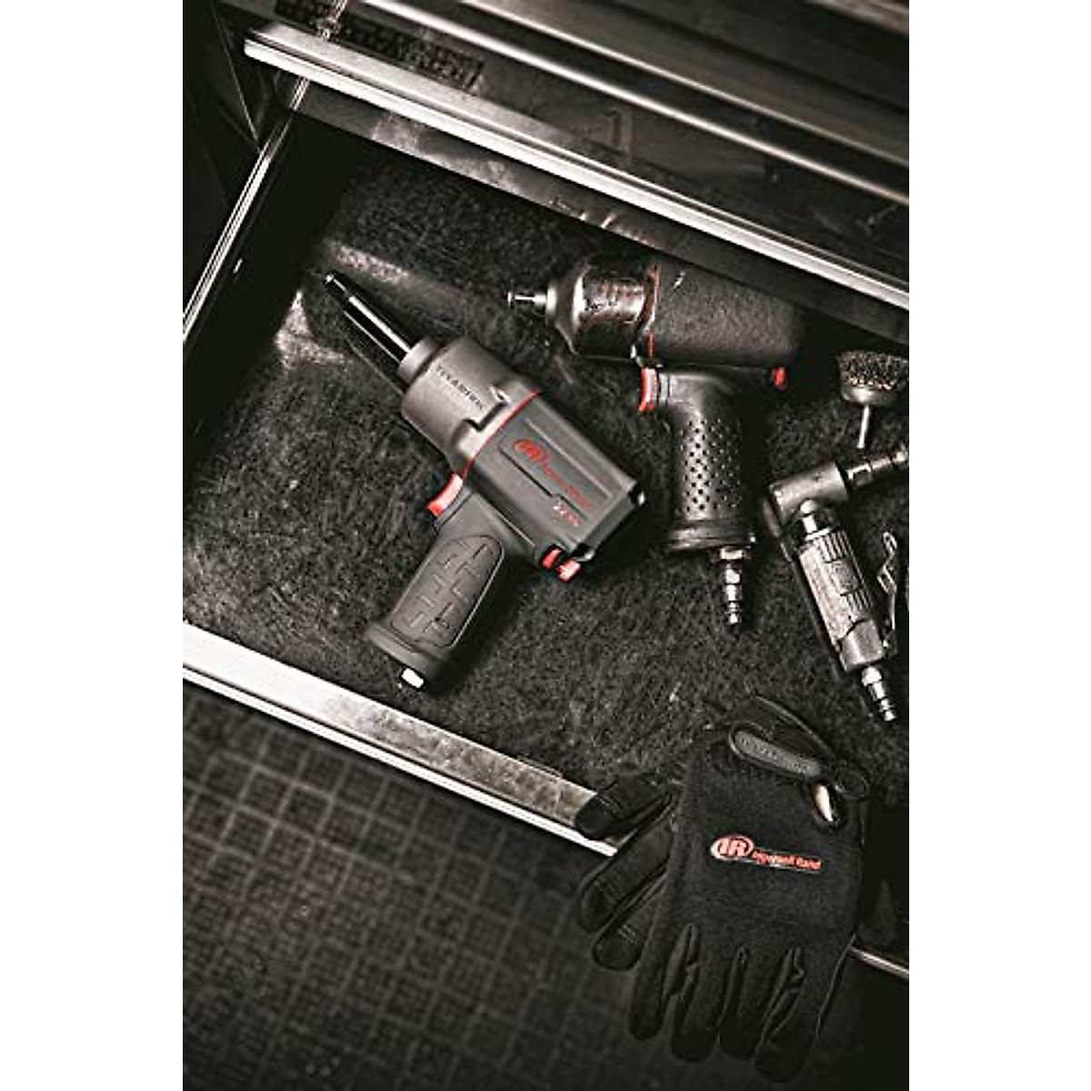 Ingersoll Rand 2235TiMAX 1/2” Drive Air Impact Wrench – Lightweight 4.6 lb Design, Powerful Torque Output Up to 1,350 ft-lbs, Titanium Hammer Case, Max Control, Gray