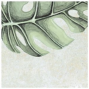 SomerTile FCD10NUJAB Nusa Botanic Jade x 9-3/4" Porcelain Floor and Wall Tile, Green