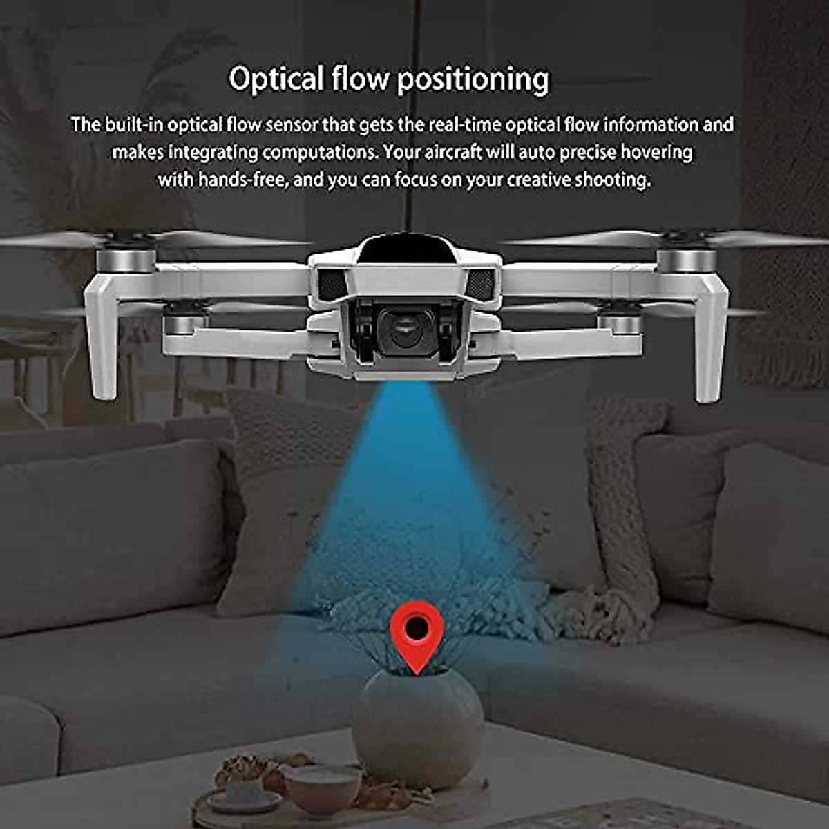 Contixo F31 Pro Pocket Drones with Camera for Adults, 2.5K Gimbal Camera Drone, Lightweight, 25 Minutes Flight Time, Follow Me, Brushless Motors, 5GHz FPV Transmission, GPS Auto Return Home