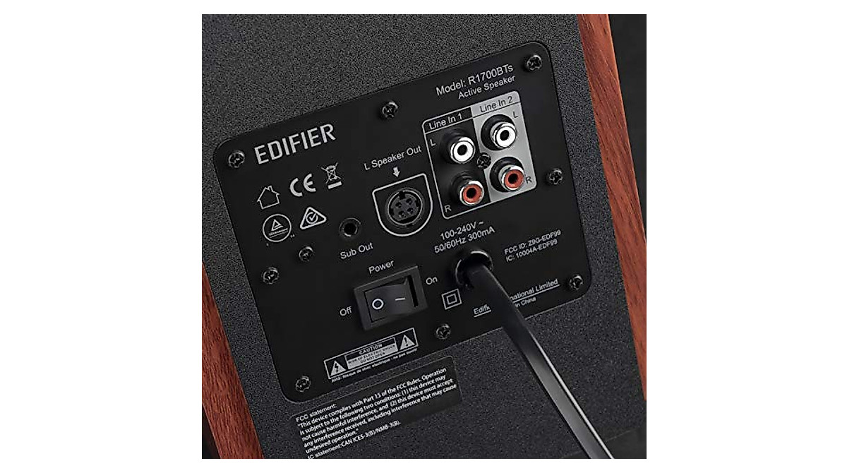 Edifier R1700BTs Bluetooth Bookshelf Speakers - 66W Sound & Sub Out
