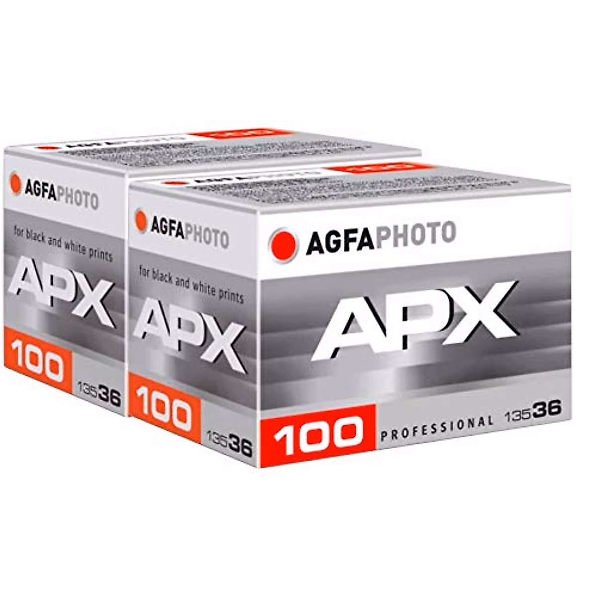 AgfaPhoto APX 100 135-36 Negative Fim S/W Pack of 2, AG6A1360-2