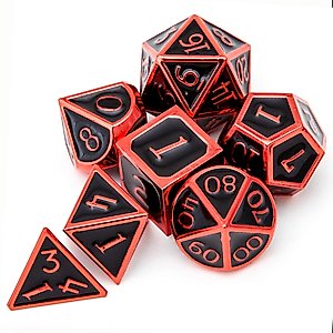 DND Dice Handmade Resin Sharp Edge D&D dice Set for Dungeons and Dragons RPG dice Beautiful Interior refractive Surface Wonderful and Unusual