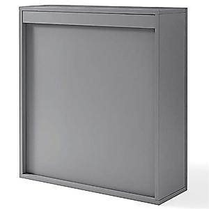 Pemberly Row Medicine Cabinet in Vintage Gray