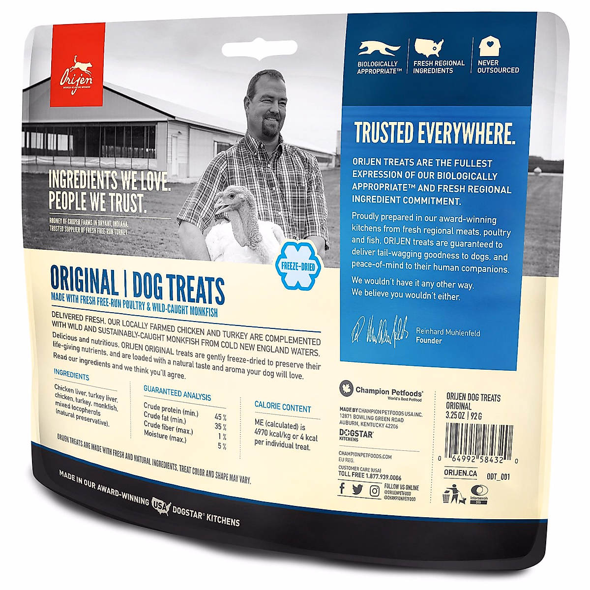 Orijen Original Freeze-Dried Treats 1.5 Oz