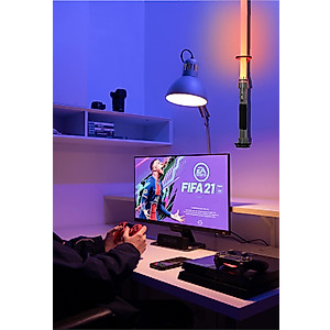 HHUXIUE Lightsaber Wall Mount Lightsaber Stand Sword shelf Suitable for Lightsaber Stand Lightsaber Display Swords Light Saber Sword Wall Bracket (Transparent 1 hole)