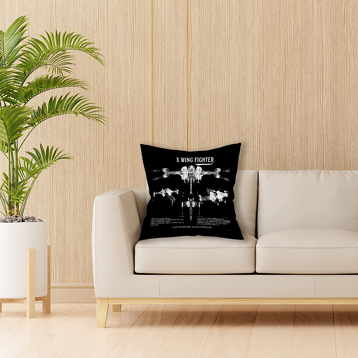 Giosve Throw Pillow Case 18 x 18 Inch, Science Fiction Movie Love Cushion Covers, Science Fiction Movie Theme Home Bedroom Room Decor