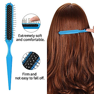 12pcs Wig Brush Comb Set, SOFYE Professional Styling Tool Loop Hairbrush Wide-Tooth Comb Edge Brush Hair Clips for Synthetic Wigs, Hair Extensions & Human Hair