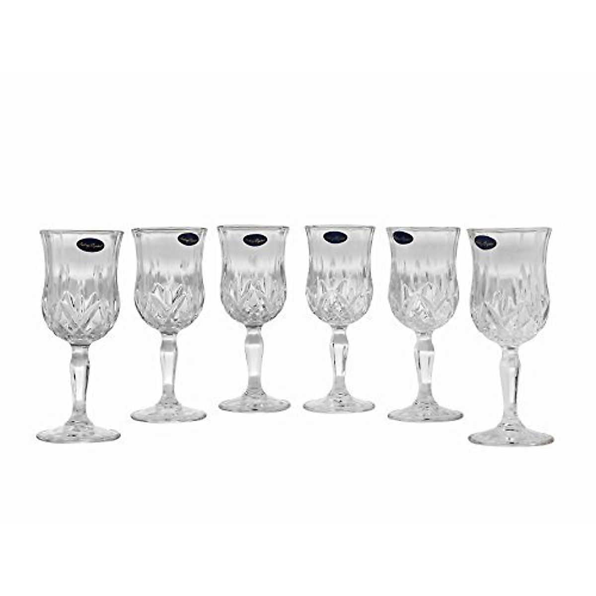 Amlong Crystal Lead-Free Cordial Glasses - 5 oz, Set of 6