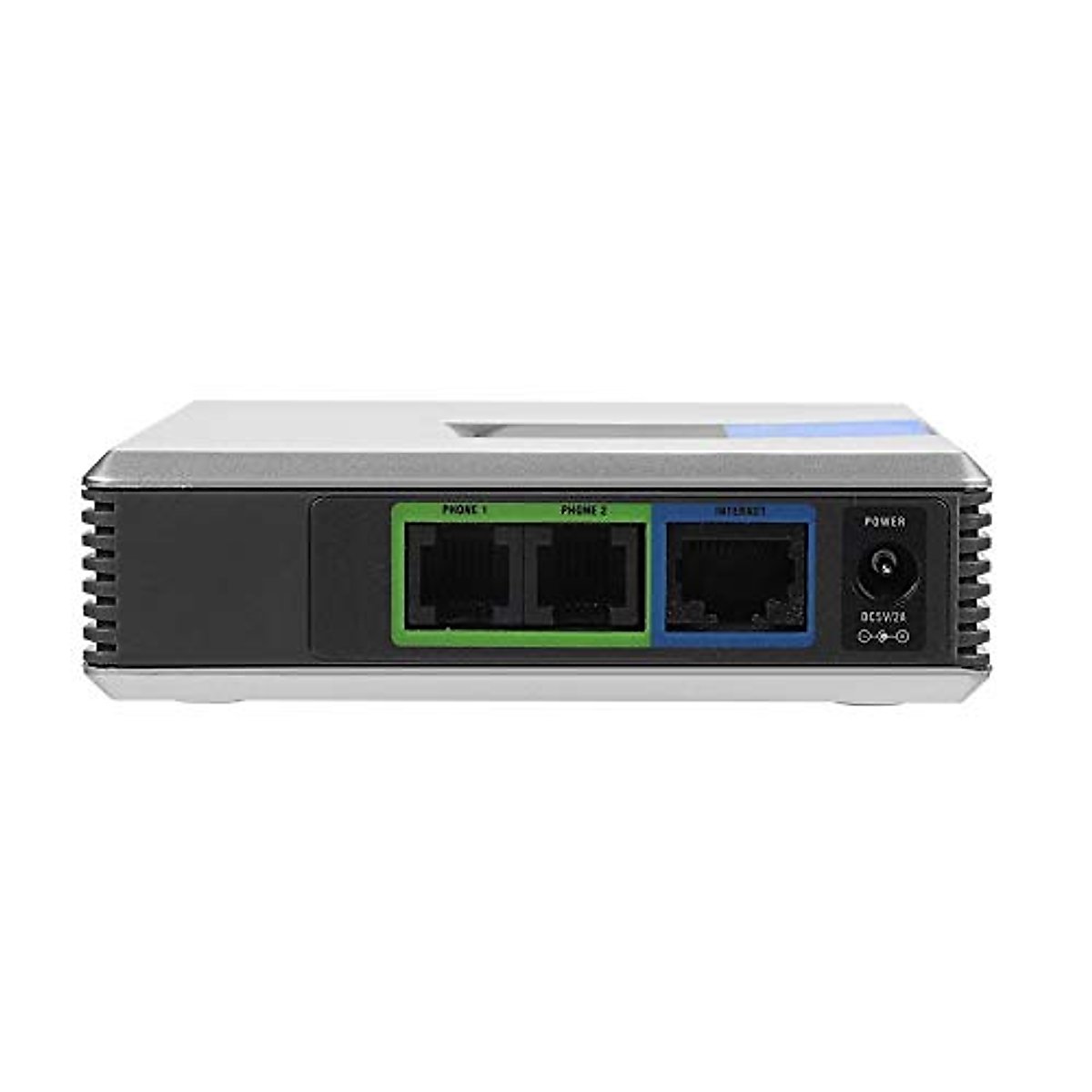 VoIP Gateway, Portable 2 Ports Adapter Internet Phone Gateway SIP RJ45 Cable Support SIP V2 Protocol for PAP2T(US Plug)