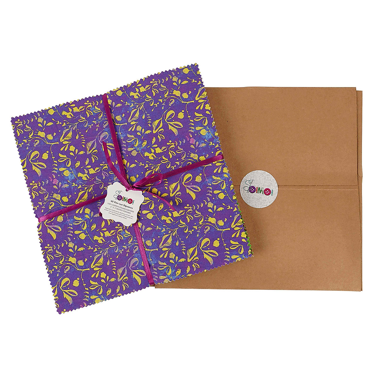 Soimoi Batik Print Precut 5-inch Cotton Fabric Quilting Squares Charm Pack DIY Patchwork Sewing Craft