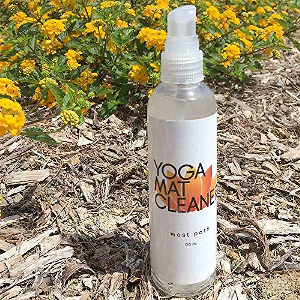 All Natural Yoga Mat Cleaner | Yoga Mat Spray – Biodegradable, Made in the USA - Eco Friendly Exercise Mat Wash & Deodorizer for Pilates, Yoga, Cross Fit