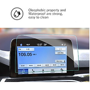 MBSIX Tempered Glass Screen Protector Compatible with 2022 2021 Escape SYNC3 8 Inch Touch Screen,HD Clear,Scratch-Resistant,Anti Glare,Protecting Ford 8 Inch Screen