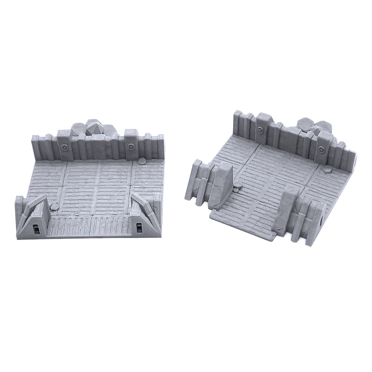 Planetary Outpost Trenches by Makers Anvil - Compatible with Dungeons and Dragons (DND), 28mm Miniature Wargaming, Tabletop RPGs, Wargame Scenery