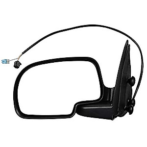 For Chevy For GMC Automotive Mirrors by ECCPP Towing Mirrros Replacement fit for 2003-2006 Silverado Sierra with Power adjusted for Main Mirror-Foldable-Left Side