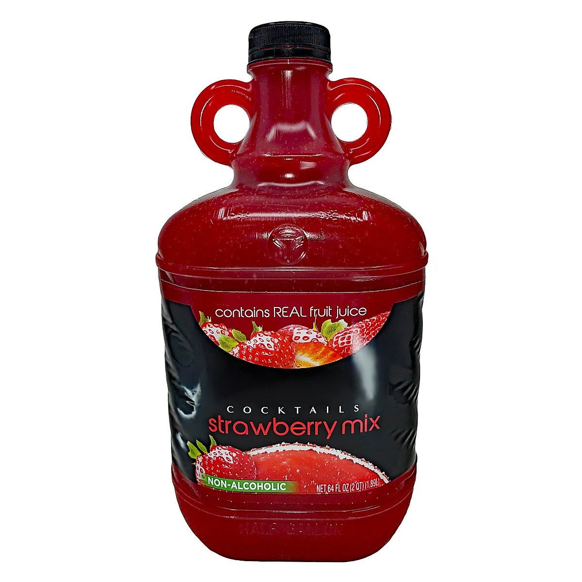 Non-Alcoholic 64 oz. Cocktail Combo Pack | by Dasher's Spice & Beans | 1 bottle of Each | (Stawberry Daiquiri & Pina Colada Mix)