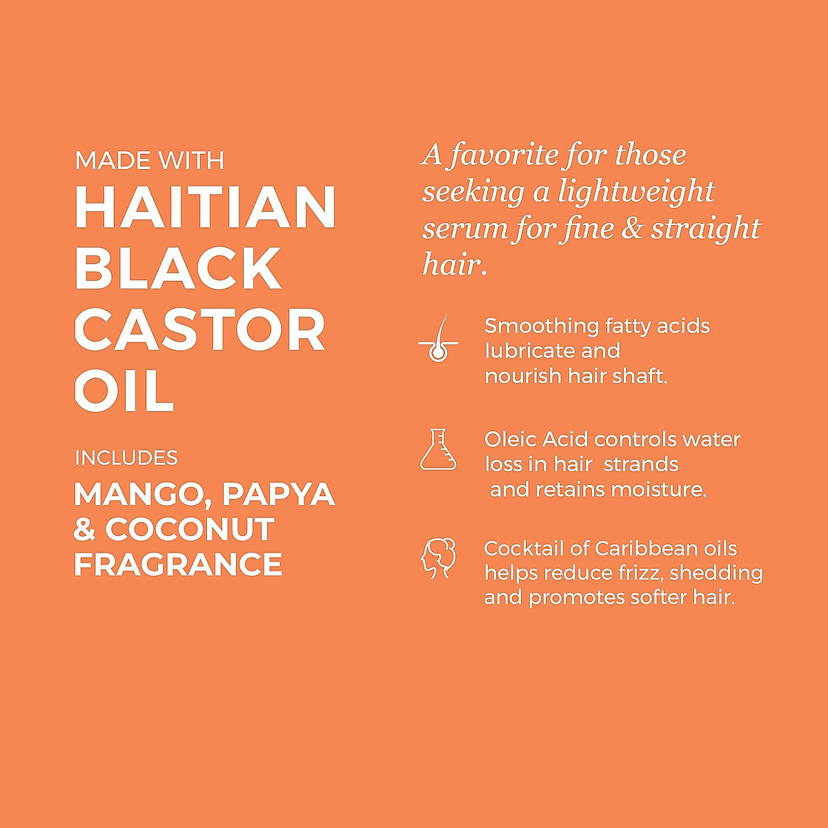 Kreyol Essence - Haitian Black Castor Oil for Skin and Hair, Glass Bottle - Fuller-Looking Hair, Hexane Free, Natural Humectant