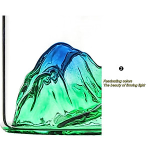 Mt. Fuji Rock Glass, Tumbler Glass, Set of 2, Chiri's Eyama Glass, Whiskey Glass, Beer Glass, Wedding, Father's Day, Mother's Day, Overseas Gift, Paulownia Box