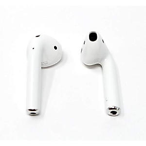 Apple MMEF2AM/A AirPods Wireless Bluetooth Headset for iPhones with iOS 10 or Later White - (Renewed)