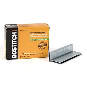 Narrow Crown Finish Staples - staple 5035 7/32cn 1-1/4galv. 3000 per box