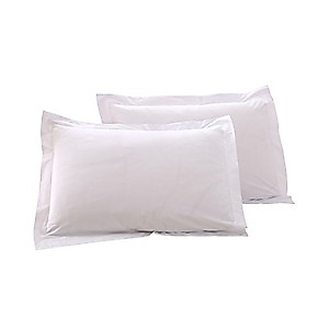 Colourful Snail 100-Percent Cotton Duvet Cover Set, Hidden Zipper Closure, Ultra Soft, Easy Care and Durable, Simple Bedding Style, Twin, White