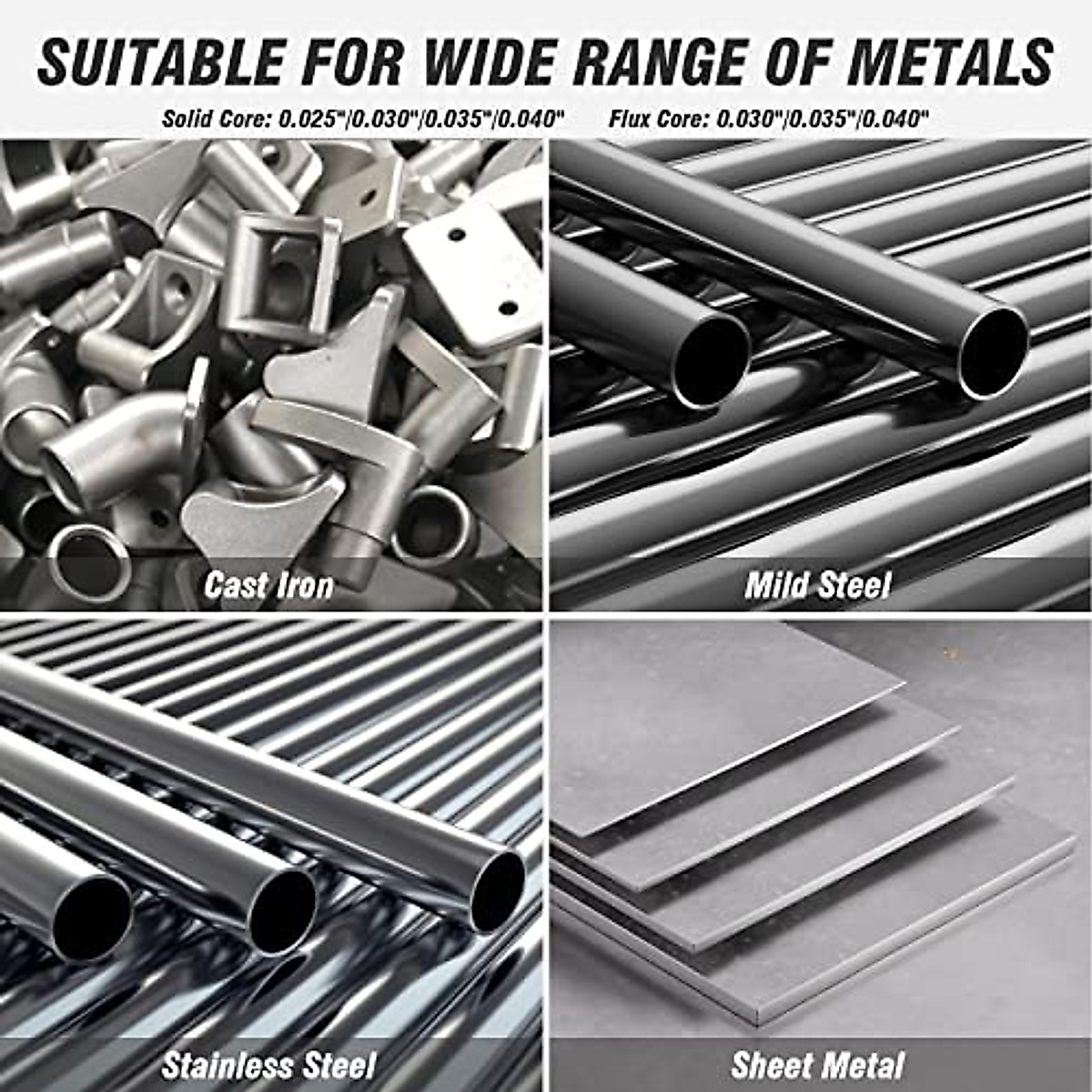 A-ITECH Multiprocess Welder 200Amp 4 in 1 Combo MIG/Flux/Lift-TIG/Stick Welding Machine with 110V/220V Dual Voltage