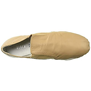 Bloch womens Elasta Bootie dance shoes, Tan, 8 US