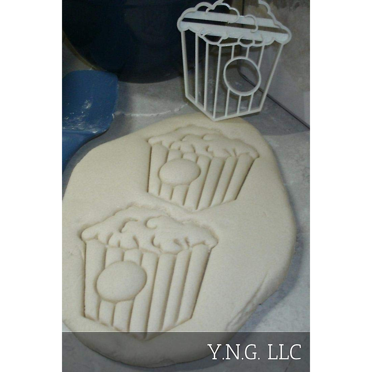 SHES ABOUT READY TO POP BABY SHOWER THEME KIT POPCORN ONESIE SET OF 4 COOKIE CUTTER USA PR1231