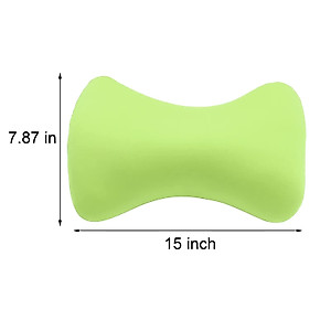 Microbead Neck Pillow Bone Shaped Neck Support Sleeping Tube Pillow Portable Neck Bolster Cushion for Home Office Travel