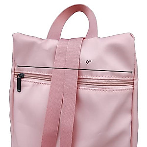 GymnasticsHQ Gymnastics Backpack - Small Work Hard, Dream Big Gymnast Bag (Black)