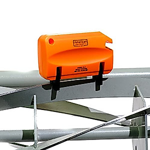 American Lawn Mower Co. SK-2 Reel Lawn Mower Hand Sharpener for Great States, American Lawn Mower, Scotts, and Earthwise Reel Mowers, Orange