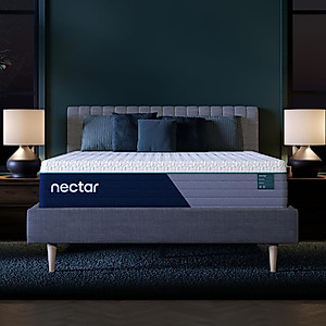 Nectar Premier Hybrid 13” King Mattress (New Version) - Medium Firm - Contouring Memory Foam & Innerspring Coils - Cooling Upgrade - 2” Pressure Relief Layer - 365-Night Trial & Forever Warranty
