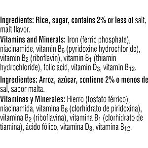 Kellogg's Rice Krispies Cold Breakfast Cereal, 8 Vitamins and Minerals, Rice Krispies Treats, Large Size, Original, 12Oz Box (1 Box)