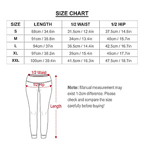 QIVICIMA Women High Waist Workout Leggings Geometry Printed Gym Athletic Tummy Control Yoga Pants with Pockets D41 Geometry M