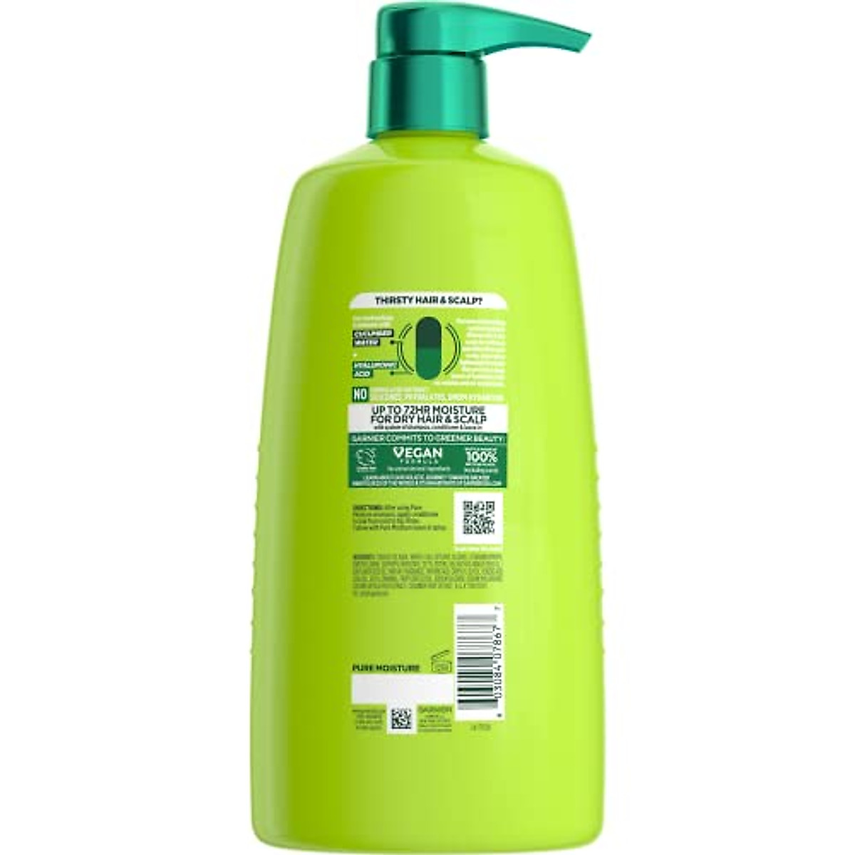 Garnier Fructis Pure Moisture Hydrating Conditioner for Dry Hair and Scalp, 32.3 Fl Oz, 1 Count (Packaging May Vary)
