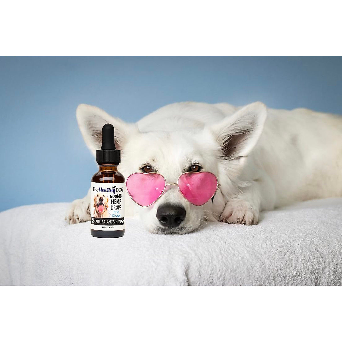 The Healing Dog: Hemp Drops for Dogs - 600mg