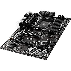 MSI ProSeries AMD Ryzen 2ND and 3rd Gen AM4 M.2 USB 3 DDR4 D-Sub DVI HDMI Crossfire ATX Motherboard (B450-A Pro Max) (B450APROMAX)