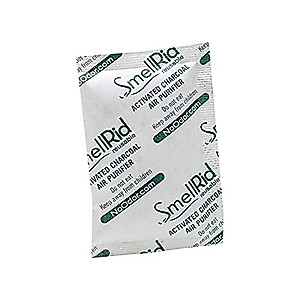 SMELLRID Reusable Activated Charcoal Air Purifier & Smell Eliminator That Works [1 Pack] - XX Large 500g (7.5" x 8.7") Pack Treats 250 Sq. Ft. - Premium Natural Air Cleaner for Home, Business & More