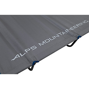 ALPS Mountaineering Ready Lite Camping cot, One Size, Charcoal/Blue