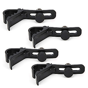 4PCS Drum Microphone Clip Microphone Securing Clips Mount Holder Shockproof Musical Instrument Supplies